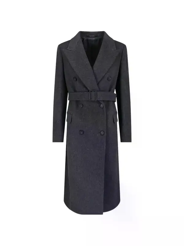 Tagliatore Jole Belted Double-breasted Coat
