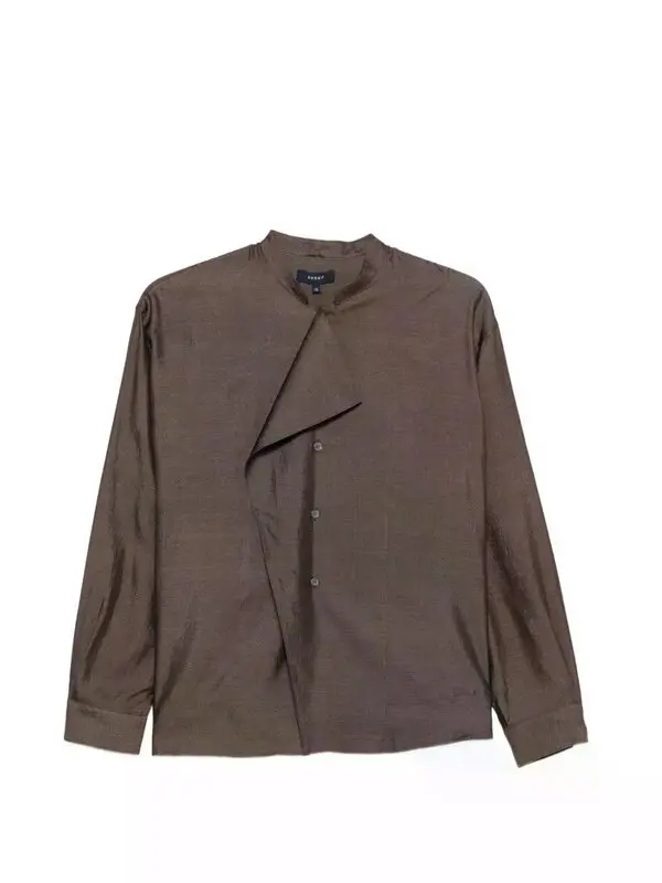Soeur Hampton Silk Wrap-front Blouse