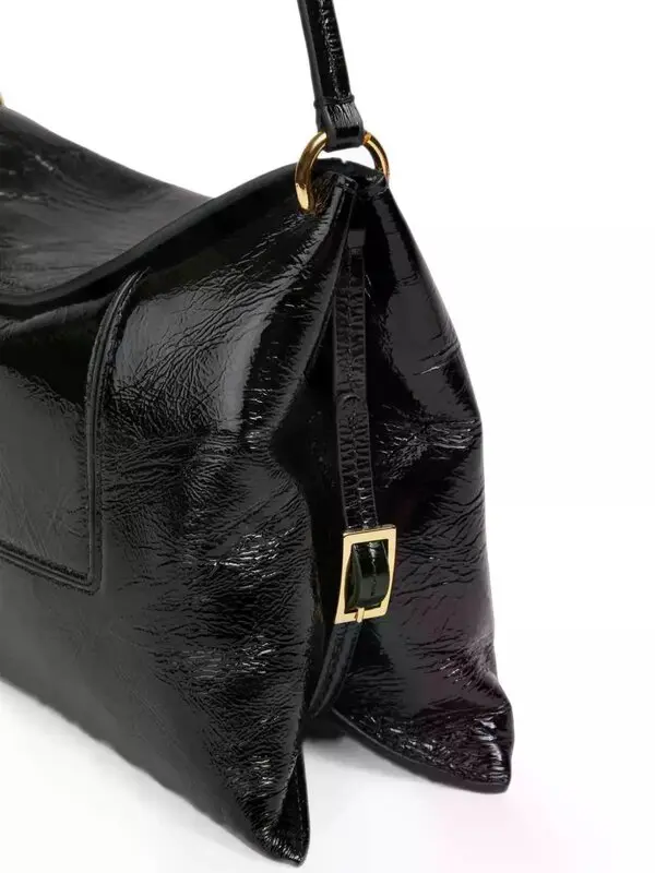 WANDLER Penelope Crinkled-leather Shoulder Bag