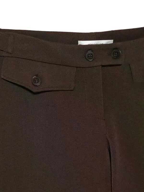 Gimaguas Button-detail Straight-leg Trousers