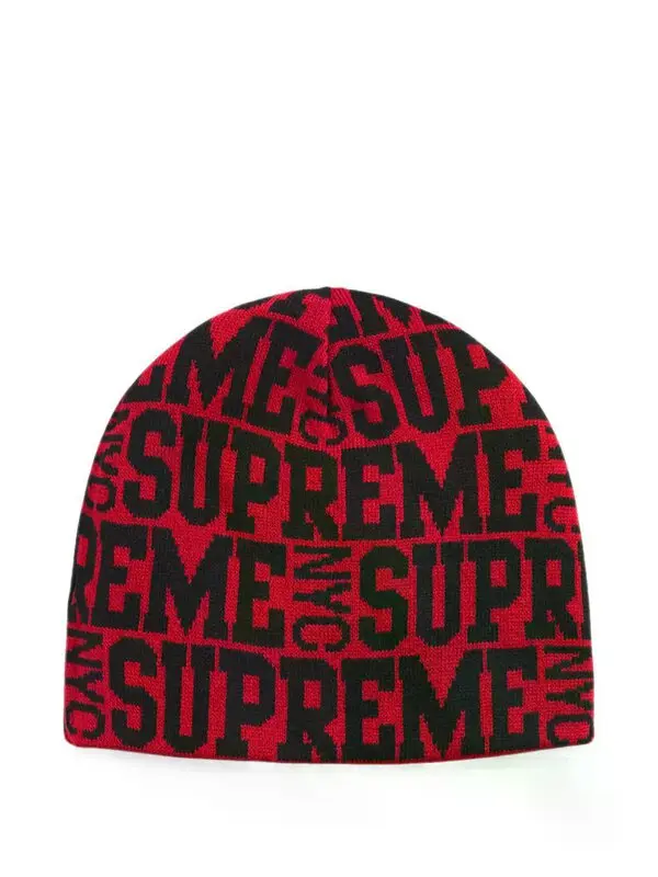 Supreme Camouflage-pattern Beanie Hat