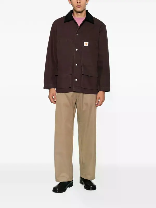 Carhartt Work In Progress Lander Stone-washed Jacket - Brown