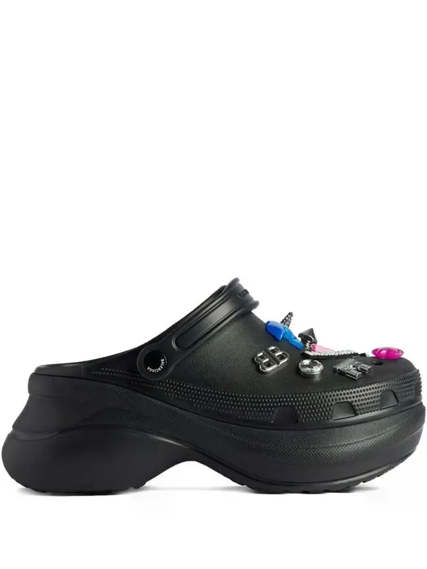 Balenciaga Patch-embellished Clogs