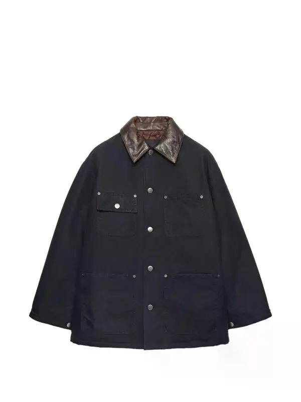 Prada Medium-weight Technical Cotton Down Jacket - Black