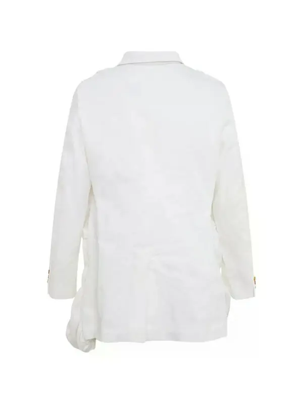 Comme Des Garçons Ruffled Gathered Blazer