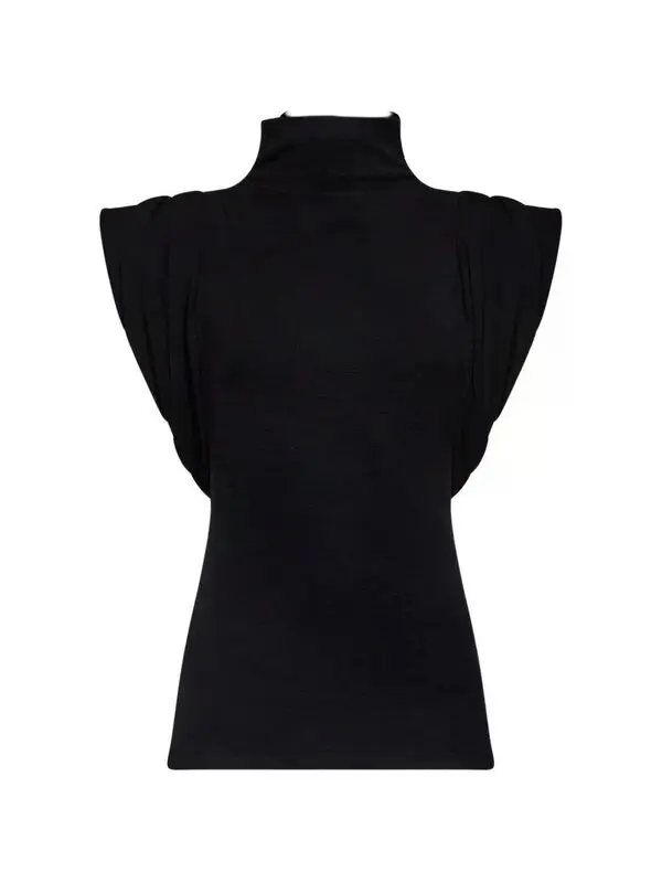 MUGLER Jersey Frame Top