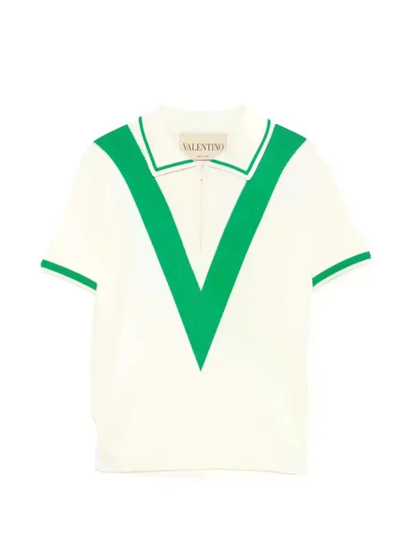 Valentino Garavani Vlogo Polo Shirt - White