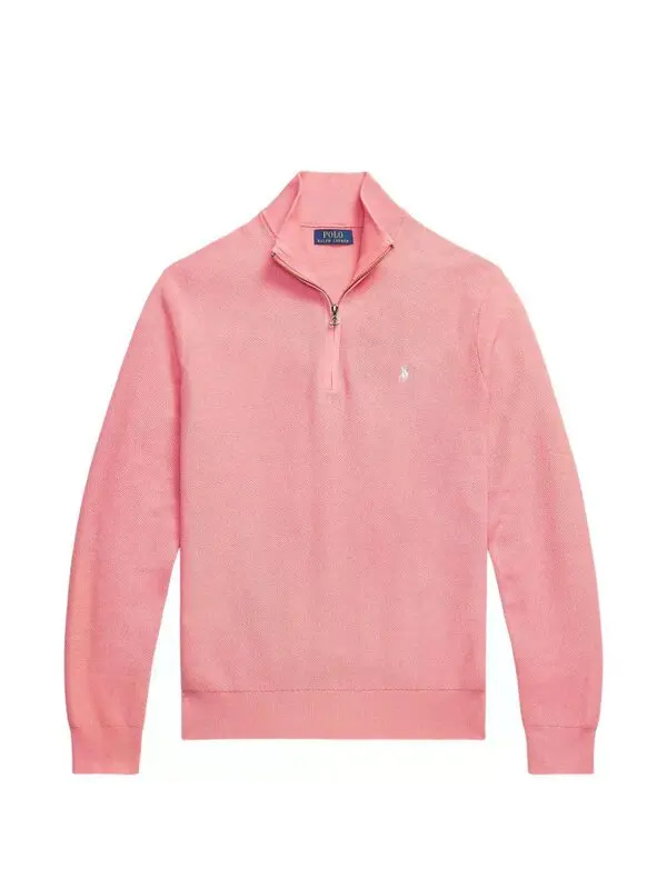 Polo Ralph Lauren Quarter-zip Embroidered-logo Sweater