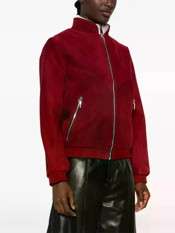 MITILIANE COUTURE Suede Zip-up Jacket