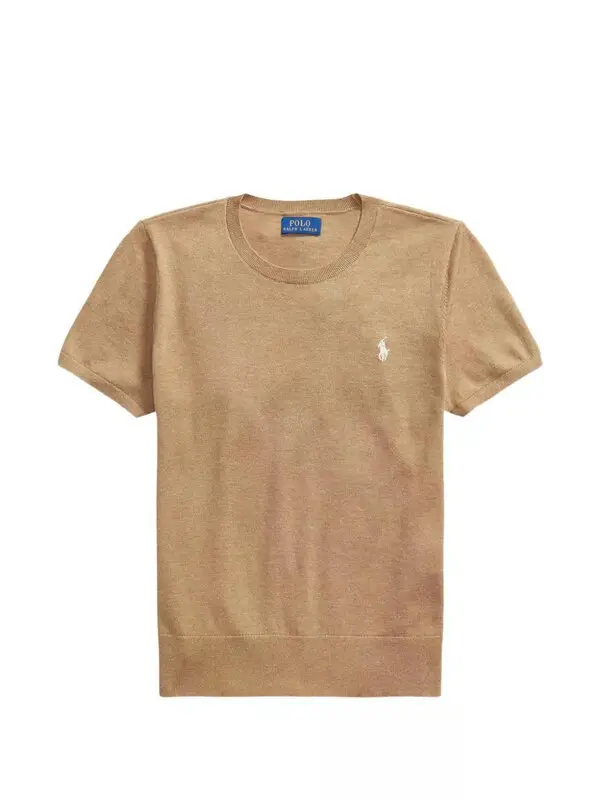 Polo Ralph Lauren Logo-embroidered Short-sleeve Sweater