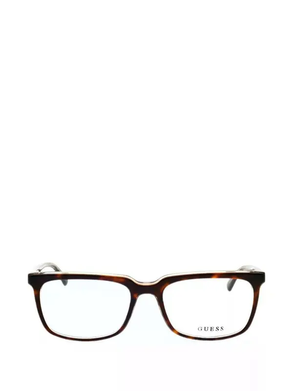 Guess Logo-detail Rectangle-frame Glasses
