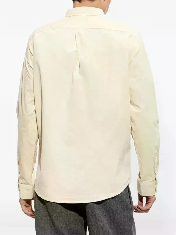 Zadig&Voltaire Simon Corduroy Logo-embroidered Shirt