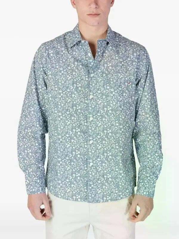 REPLAY Floral-print Shirt
