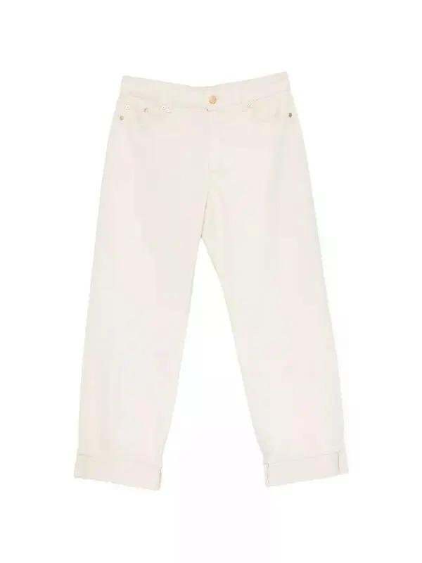 Max Mara Virna Turn-up Cuff Jeans - Neutrals