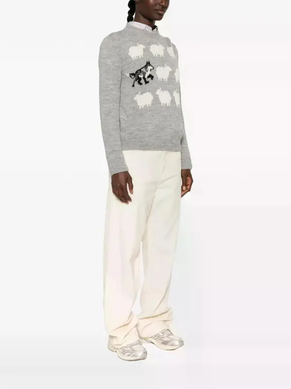 Max Mara Nitra Intarsia-knit Sweater