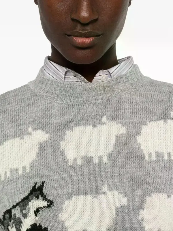 Max Mara Nitra Intarsia-knit Sweater