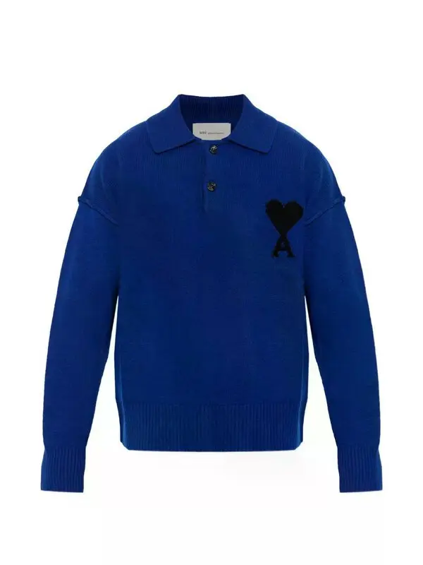 AMI Paris De Coeur Polo Shirt