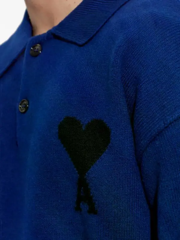 AMI Paris De Coeur Polo Shirt