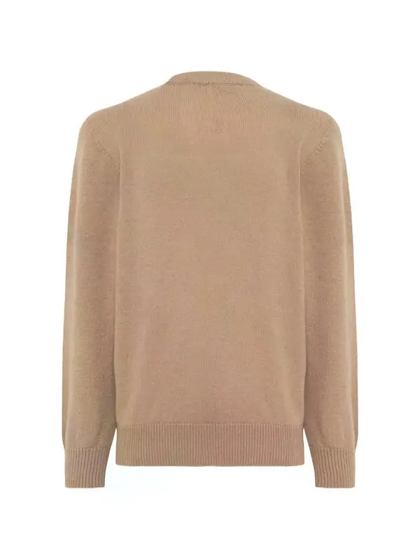 LANEUS Crew-neck Knitted Sweater