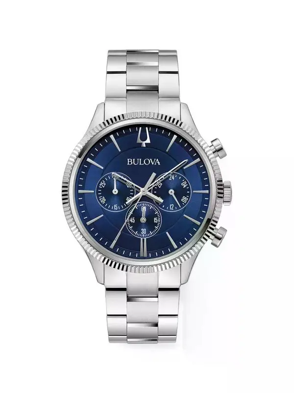Bulova Classic 42mm Fluted-bezel Watch