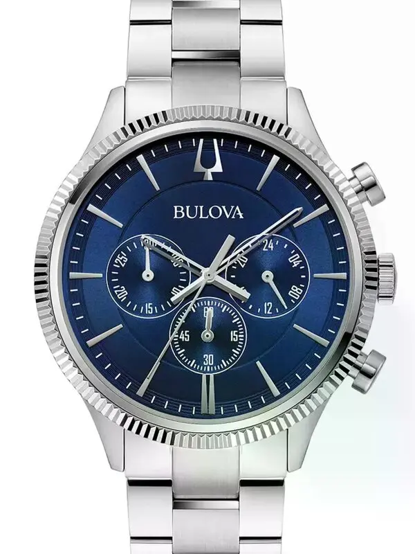 Bulova Classic 42mm Fluted-bezel Watch