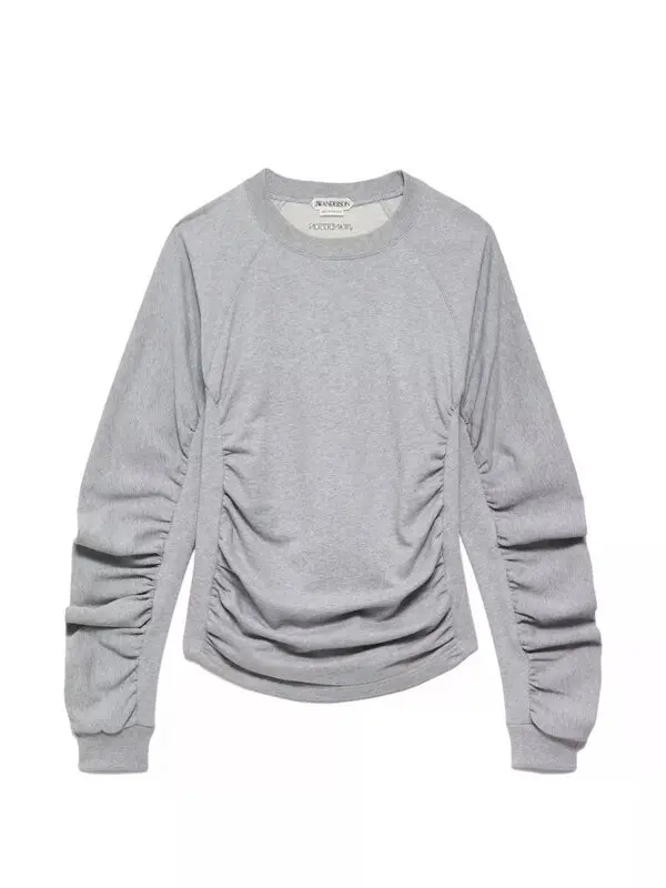 JW Anderson Ruched Raglan-sleeve Sweater