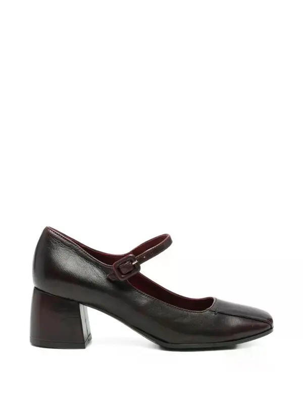LORENA PAGGI Buckle-fastening Leather Pumps