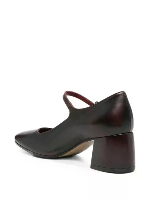 LORENA PAGGI Buckle-fastening Leather Pumps