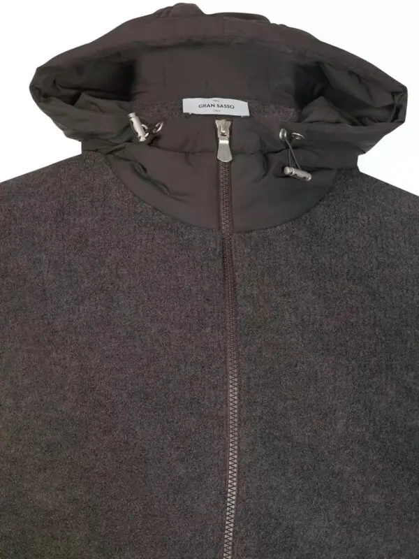 GRAN SASSO Wool Hooded Jacket