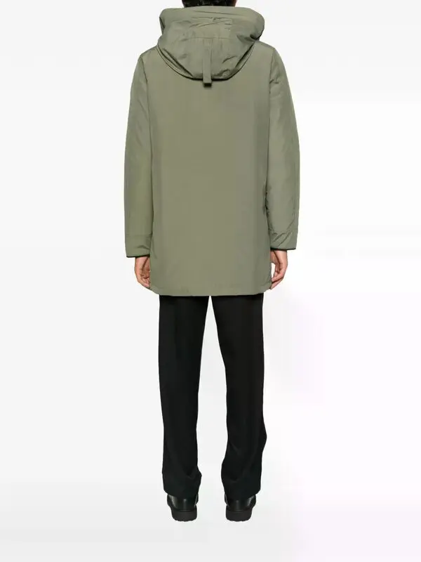 Canada Goose Hooded Logo-patch Coat