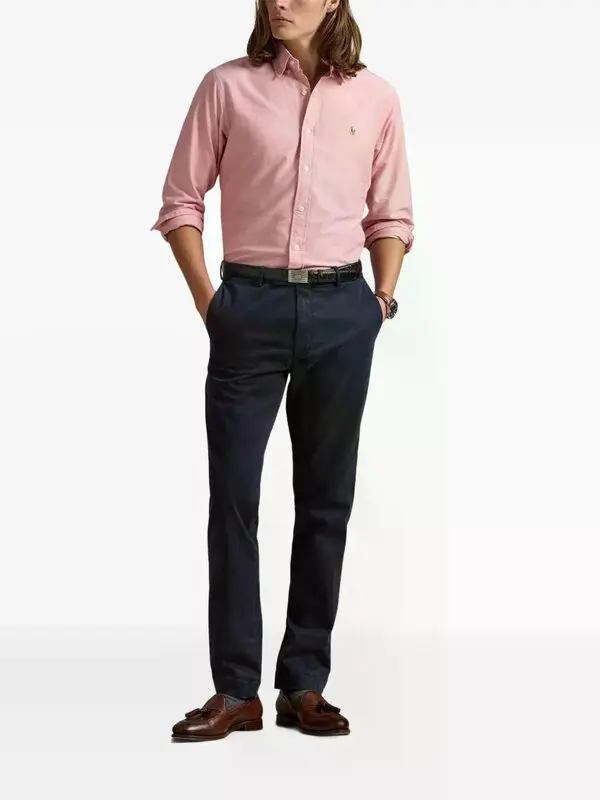 Polo Ralph Lauren Logo-embroidered Button-down Shirt - Pink