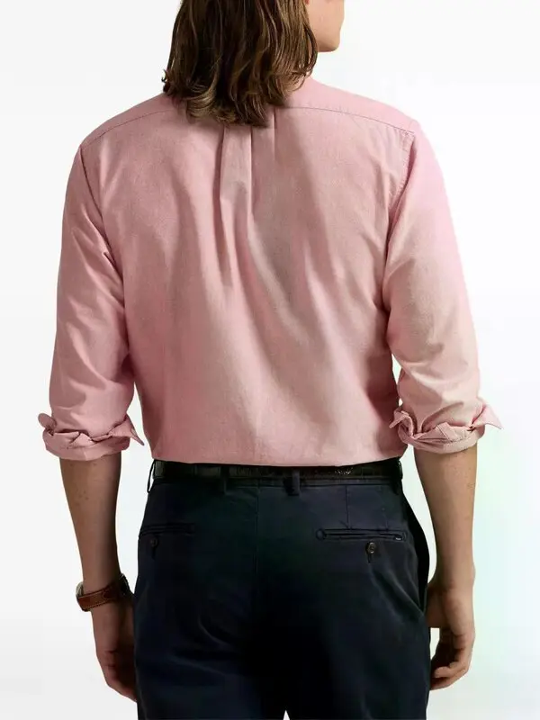Polo Ralph Lauren Logo-embroidered Button-down Shirt - Pink