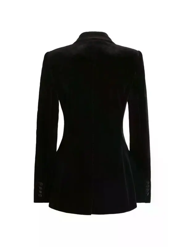Dolce & Gabbana Turlington Double-breasted Jacket In Velvet
