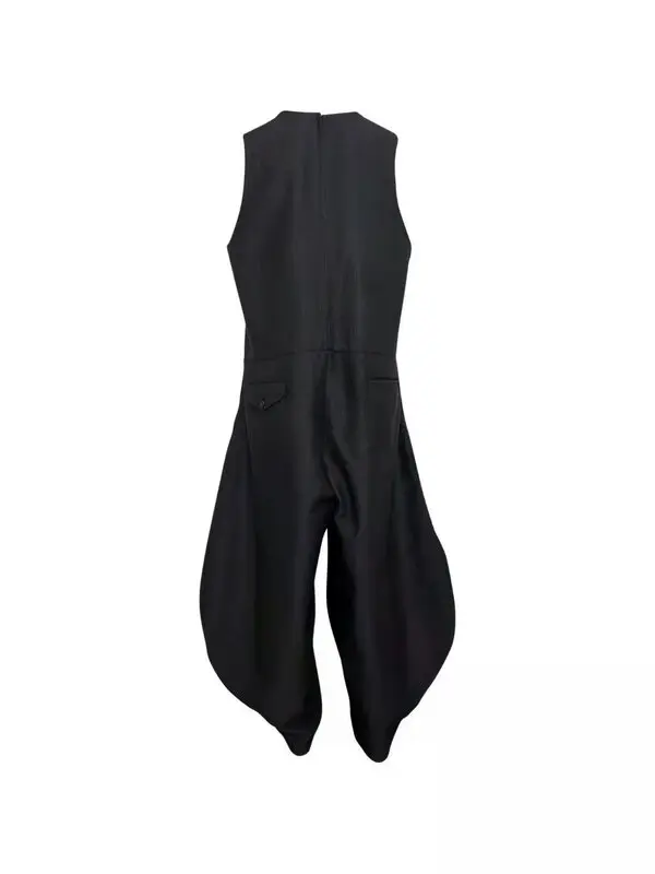 Comme Des Garçons Sleeveless Drop-crotch Jumpsuit