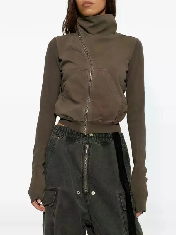 Rick Owens Asymmetric-zip Sweatshirt