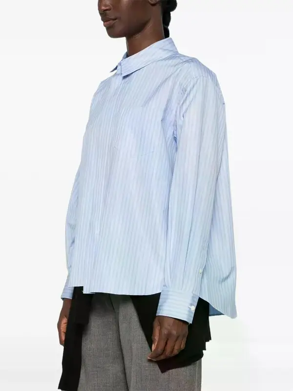 Sacai Striped Panelled Shirt