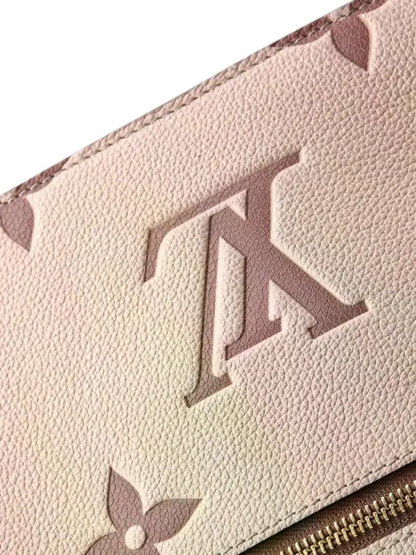 LOUIS VUITTON Pochette Metis Bicolor Monogram Empreinte Giant Crossbody Bag - Neutrals