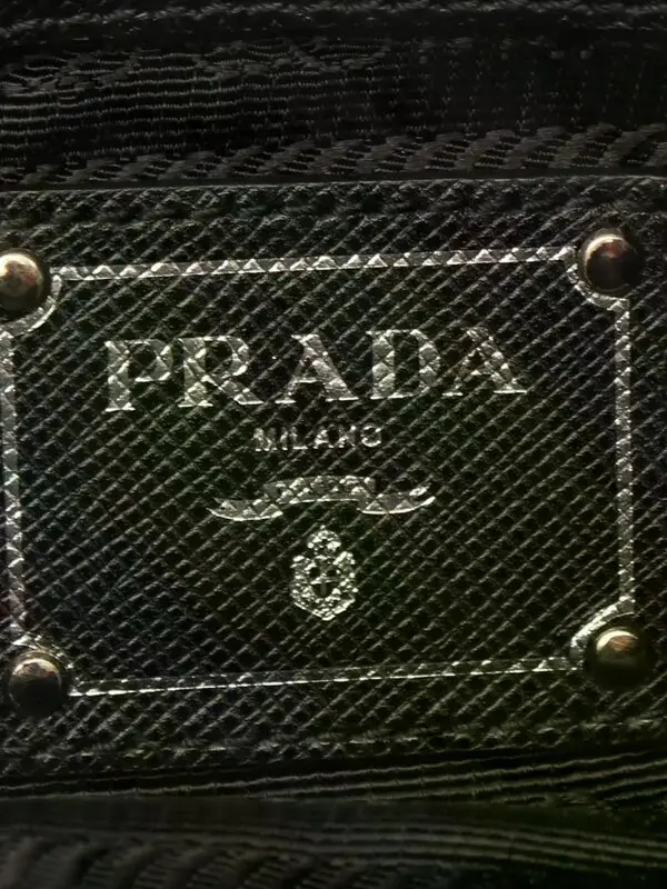 Prada 2000-2013 Tessuto Gaufre Chain Satchel