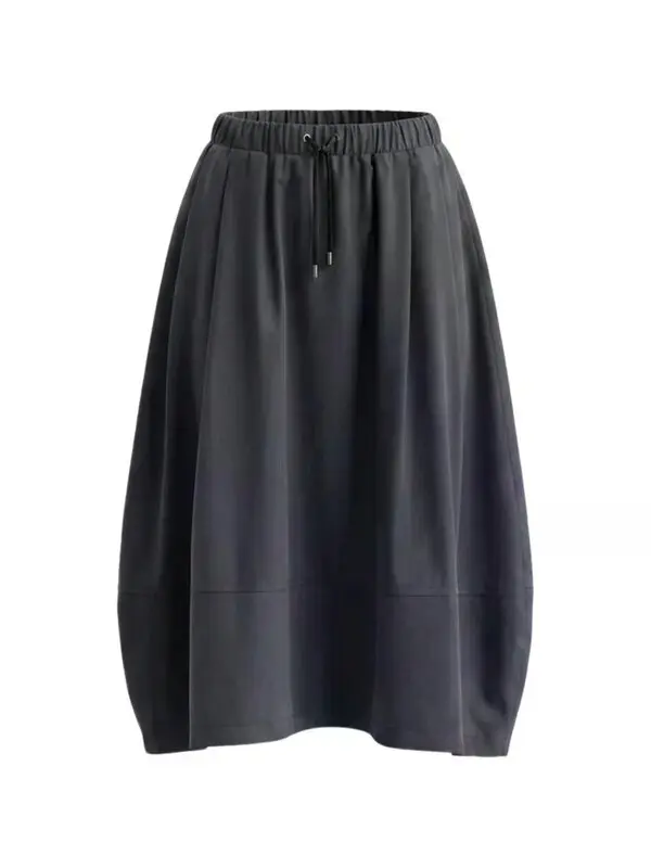 GRAN SASSO Drawstring-waist Pleated Midi Skirt