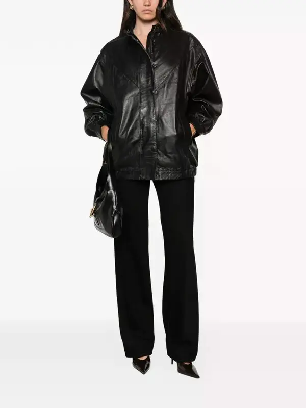 THE GARMENT Panelled Leather Jacket