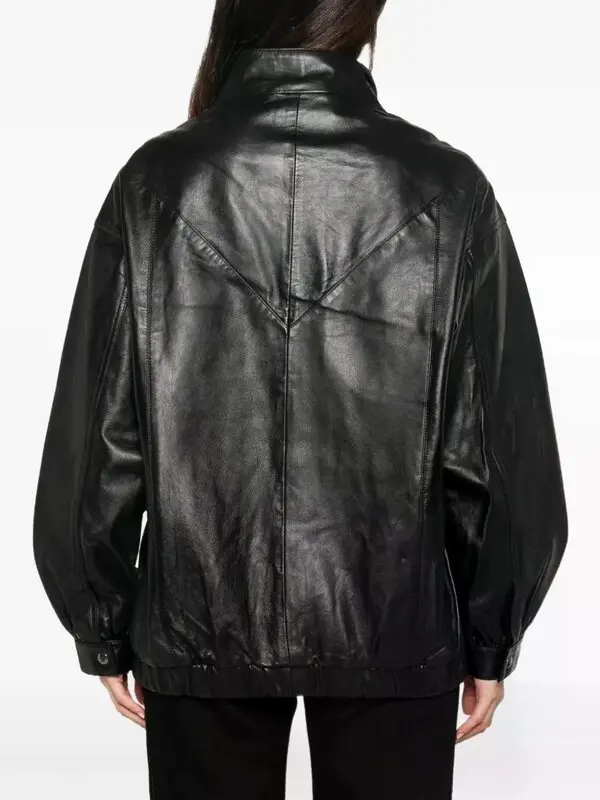 THE GARMENT Panelled Leather Jacket