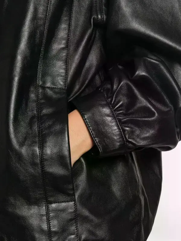 THE GARMENT Panelled Leather Jacket
