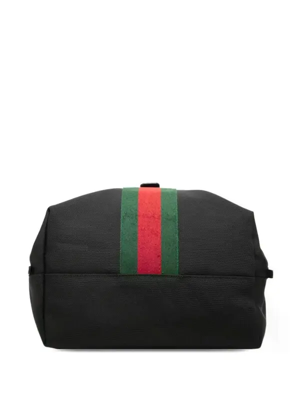 Gucci 2000-2015 Canvas Techno Web Fold Over Backpack