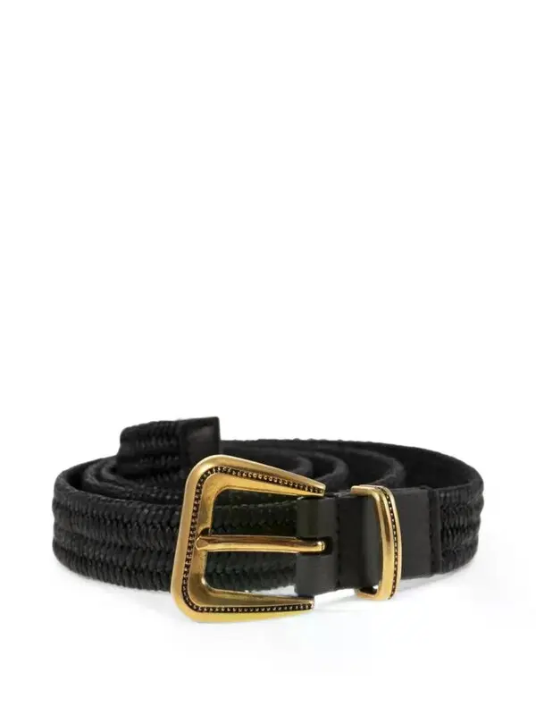 Brunello Cucinelli Woven Belt - Black