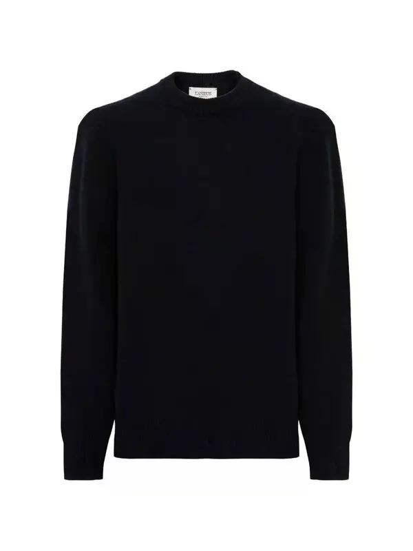 LANEUS Crew-neck Knitted Sweater