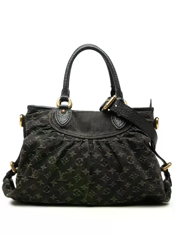 LOUIS VUITTON 2000-2020 Monogram Denim Neo Cabby Mm Satchel