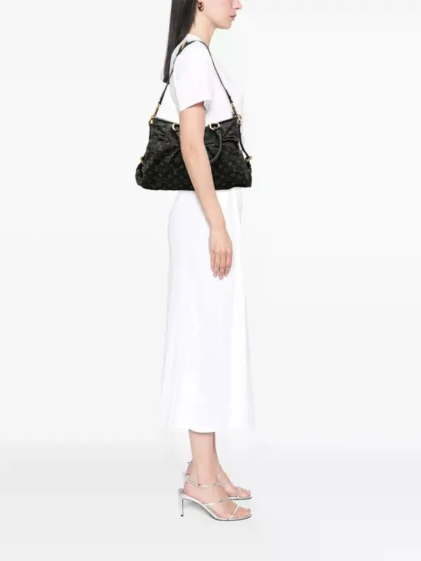 LOUIS VUITTON 2000-2020 Monogram Denim Neo Cabby Mm Satchel