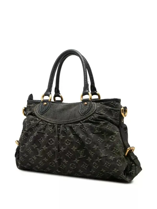 LOUIS VUITTON 2000-2020 Monogram Denim Neo Cabby Mm Satchel