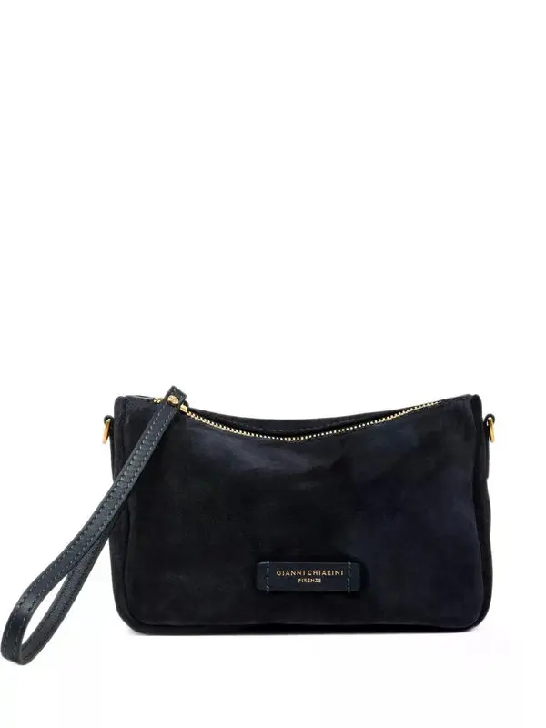 GIANNI CHIARINI Small Nora Suede Pouch Bag