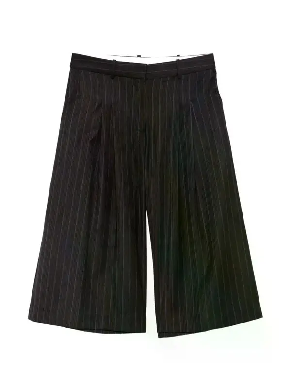 PSOPHIA Pinstripe Pleated Shorts